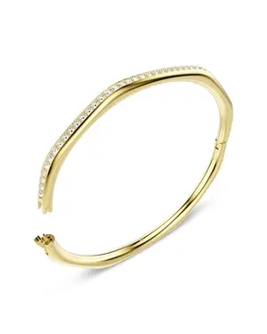 SWAROVSKI Dextera Pave Crystal Bangle Bracelet - Gold