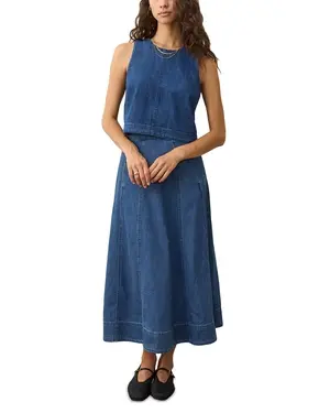 Marine Layer Lainey Denim Skirt