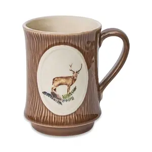 JULISKA Forest Walk Stag Mug - Café Au Lait