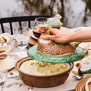 JULISKA Forest Walk Pheasant Baker With Lid