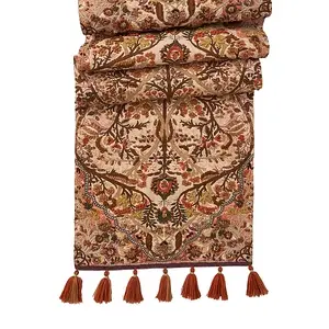 JULISKA Willa Embroidered Table Runner, 18 X 90 - Amber