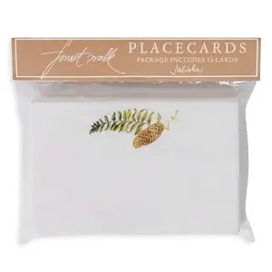 JULISKA Forest Walk Place Cards, Assorted Set Of 12