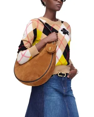 Marc Jacobs The Suede Large Dual Hobo Bag - Copper