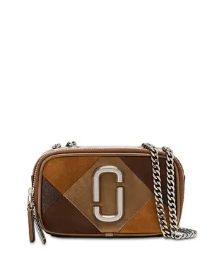 Marc Jacobs The Suede Patchwork Softshot - Brown Multi