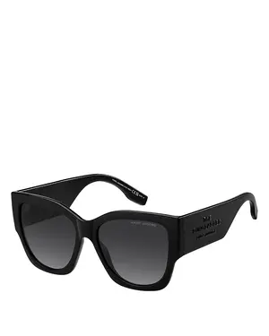 Marc Jacobs Cat Eye Sunglasses, 55mm - Black