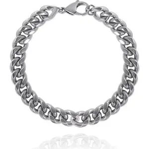 Lucky Brand Tone Curb Chain Bracelet - Silver