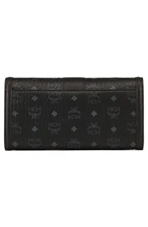Mcm Tracy Chain Wallet - Black