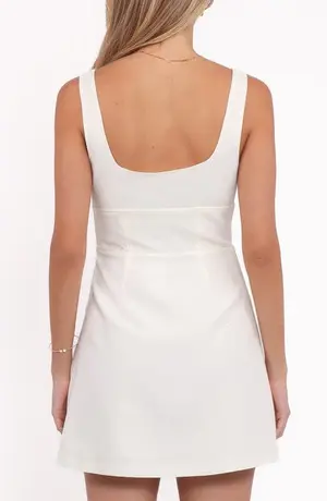 PETAL & PUP Emer Bow Sleeveless Mini Dress