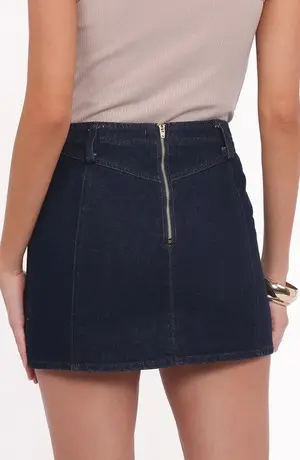 PETAL & PUP Narla Denim Mini Skirt