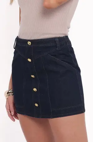 PETAL & PUP Narla Denim Mini Skirt