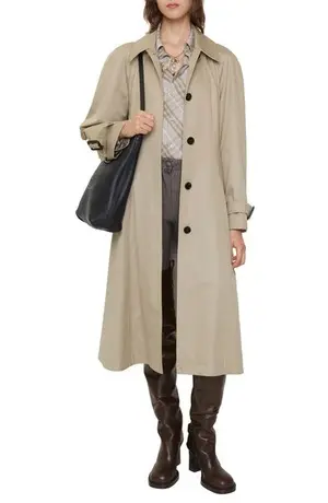 Burberry Spread Collar Coats For Women
