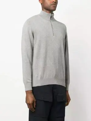Barbour Embroidered-logo High-neck Jumper