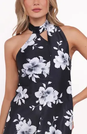 PETAL & PUP Freida Maxi Halter Dress