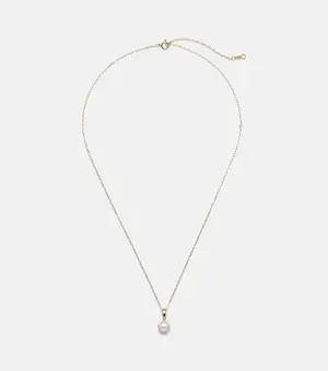 Mikimoto 18kt Yellow Necklace With Pearl - Gold
