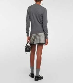 Miu Miu Cashmere Cardigan - Blue