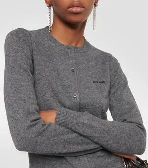 Miu Miu Cashmere Cardigan - Blue