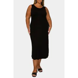 L I V D Mellie Sleeveless Jersey Maxi Dress - Black