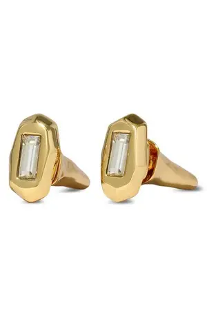 Alexis Bittar Baguette Crystal Stud Earrings - Crystals