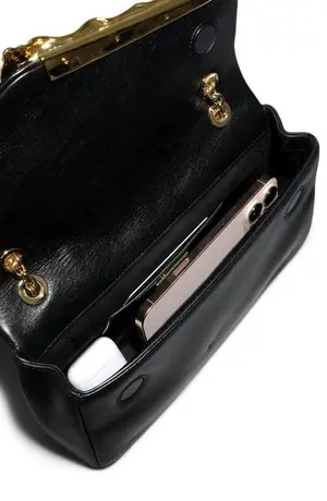 Alexis Bittar Angular Leather Shoulder Bag - Black