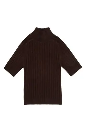Deluc Oliver Rib Turtleneck Sweater - Cacao