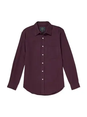 Portuguese Flannel Teca Cotton Shirt - Red