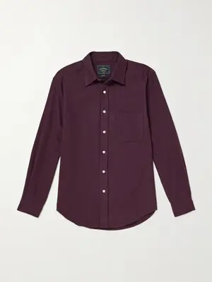 Portuguese Flannel Teca Cotton Shirt - Red
