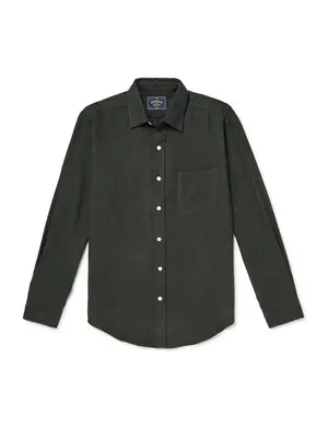 Men's Green Flannel Shirts