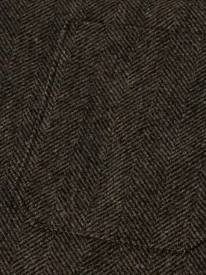 Portuguese Flannel Labura Herringbone Virgin Wool Jacket