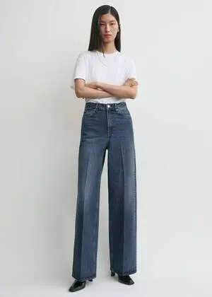 TOTEME High-waisted Wide-leg Jeans