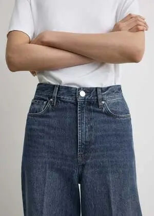 TOTEME High-waisted Wide-leg Jeans