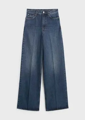 TOTEME High-waisted Wide-leg Jeans