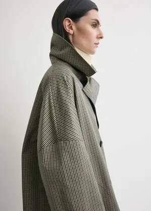 TOTEME Oversized Checked Outerwear