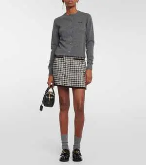 Miu Miu Cashmere Button Cardigan