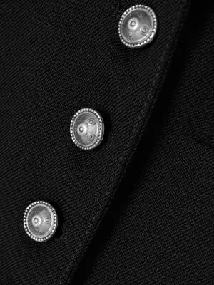 EMPORIO SIRENUSE Tolly Embellished Wool-twill Jacket