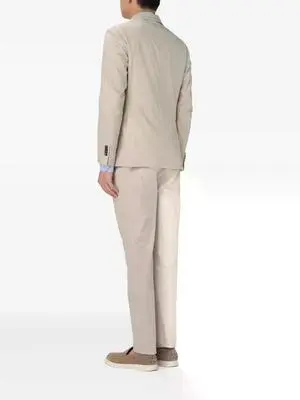 MANUEL RITZ Two-button Patch-pocket Blazer - Neutrals