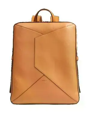 LANCEL Enveloppe Leather Backpack