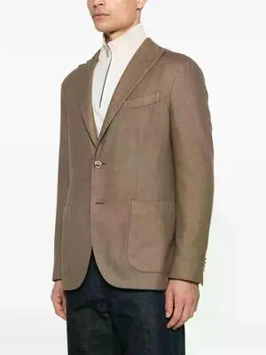 Boglioli Patch-pocket Single-breasted Blazer