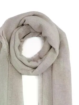 Fabiana Filippi Metallic-thread Fringed Scarf