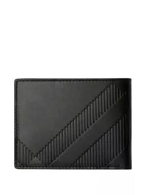 Burberry Embossed Check Bi-fold Wallet