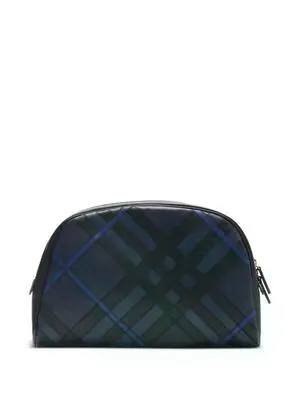 Burberry Check-pattern Wash Bag