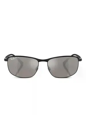 Ray-ban Rimless Mirrored Sunglasses - Black