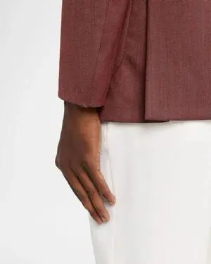 Brioni Apos;s Herringbone Single-breasted Blazer - Sienna