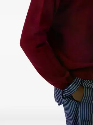 Miu Miu Cashmere Polo Sweater - Red