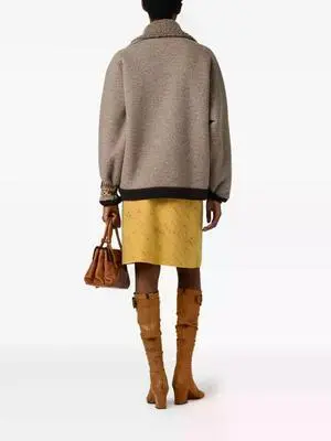 Miu Miu Bomber Jacket - Neutrals