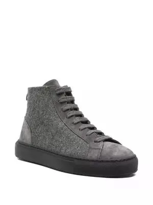 DOUCAL'S Suede Lace-up Sneakers