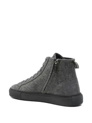 DOUCAL'S Suede Lace-up Sneakers