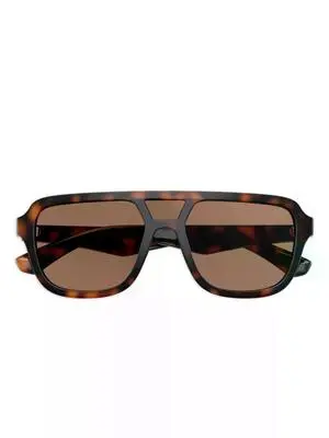 Burberry Tortoiseshell Pilot Sunglasses - Brown