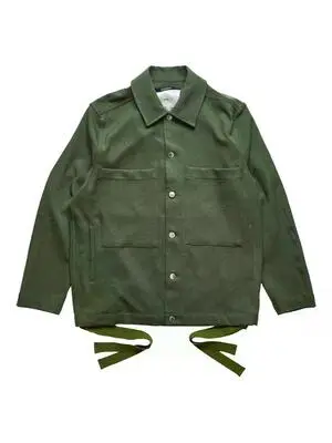 SONG FOR THE MUTE Patch-pocket Tie-fastening Jacket