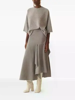 Fabiana Filippi Round-neck Short-sleeve Cashmere Sweater