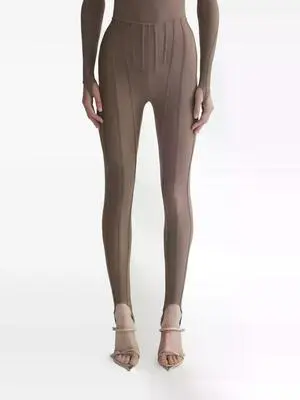 MUGLER Seam-detail Leggings